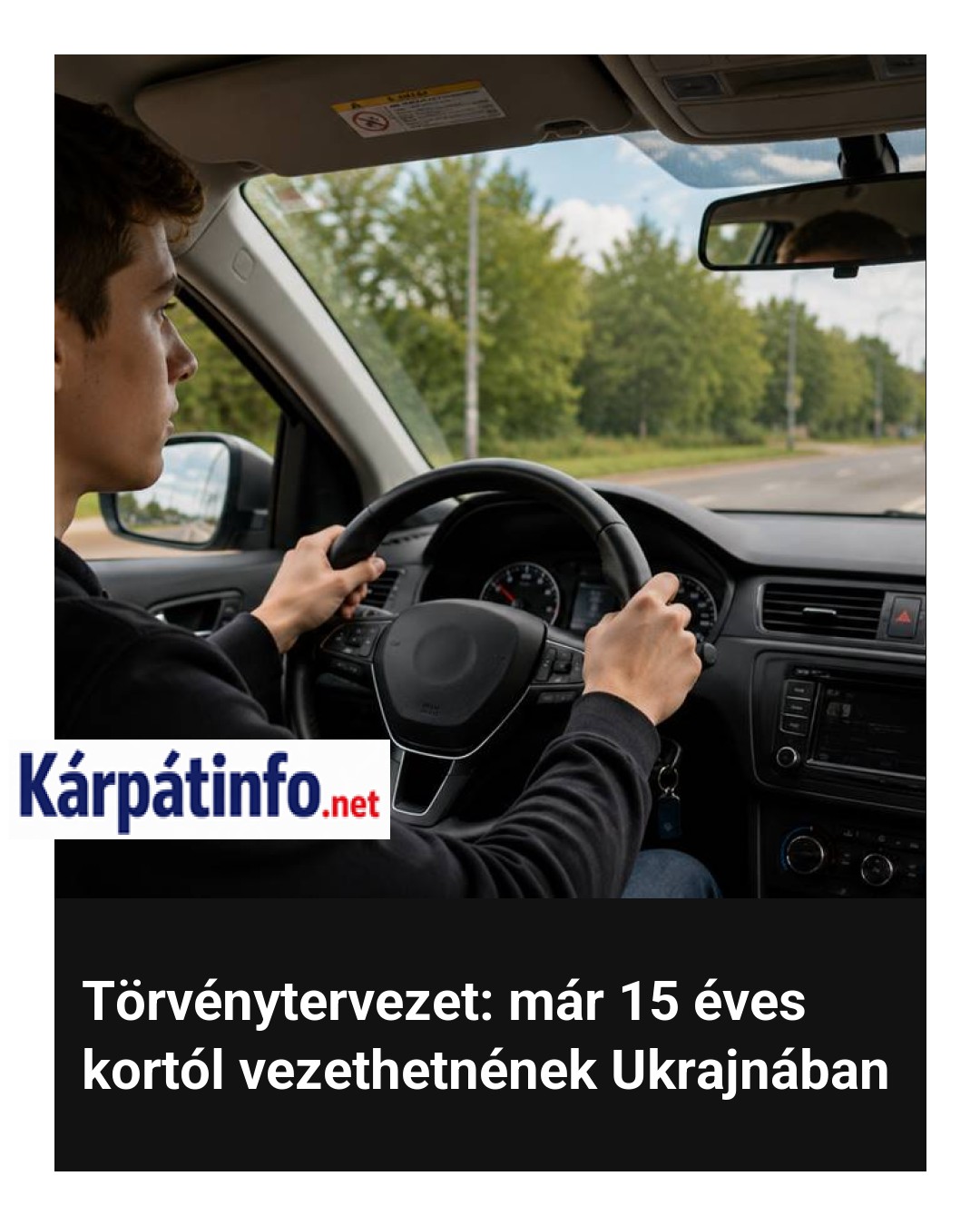 Törvénytervezet: már 15 éves kortól vezethetnének Ukrajnában ...